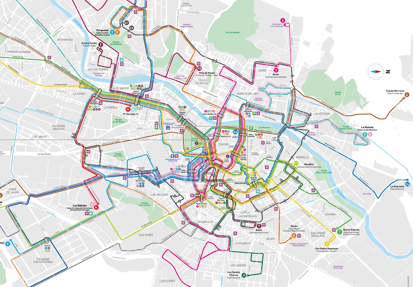 Mapa de Servicios - AUVASA